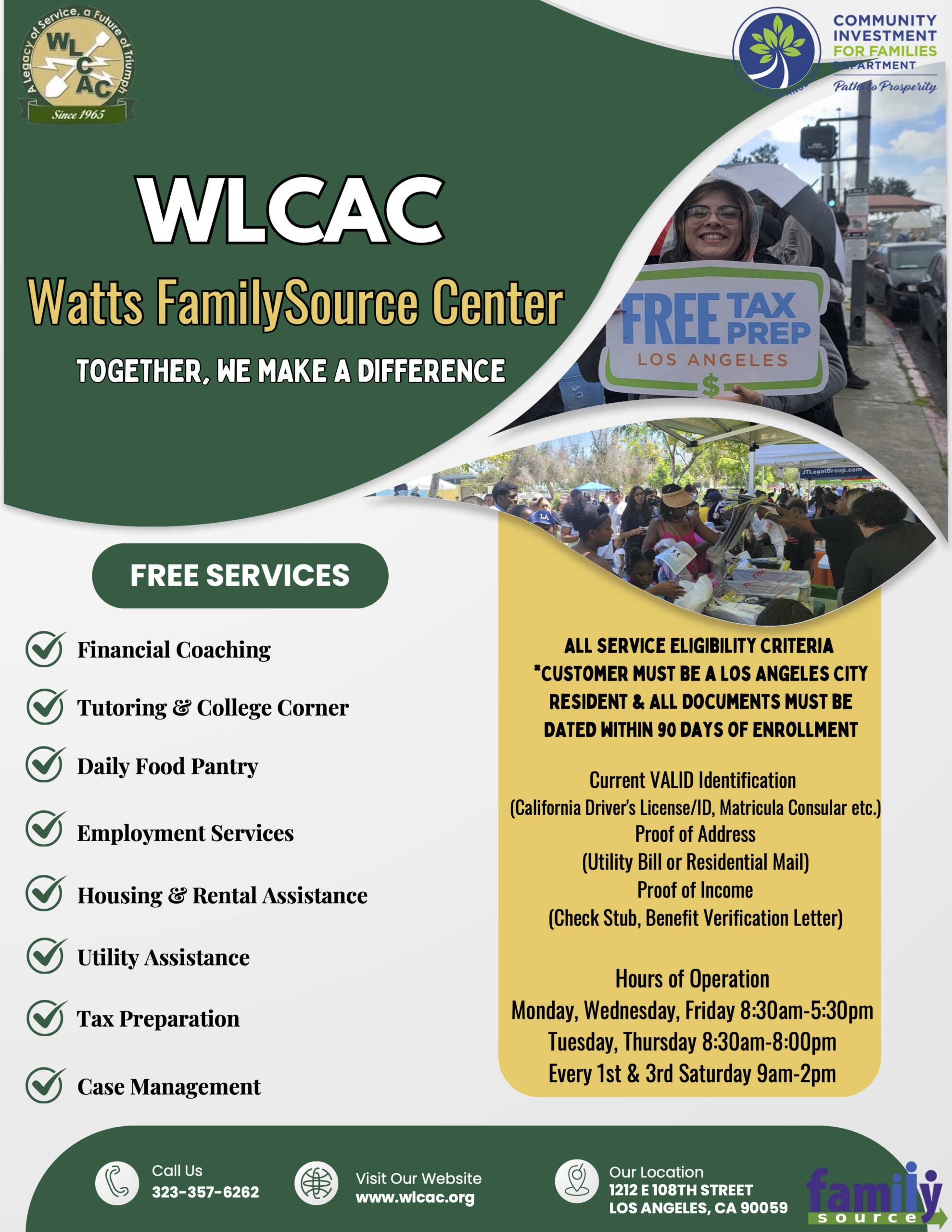Family Services - WLCAC